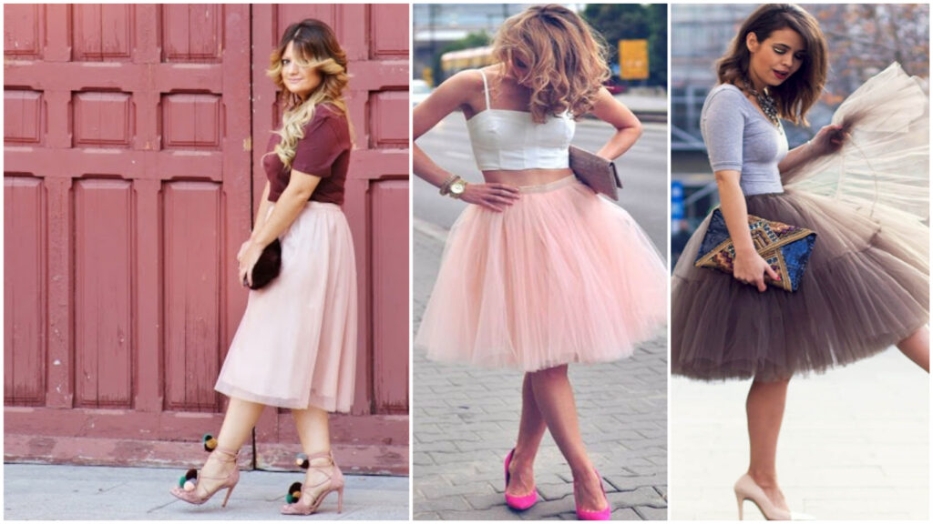 +18 Outfits con falda de tul muy románticos