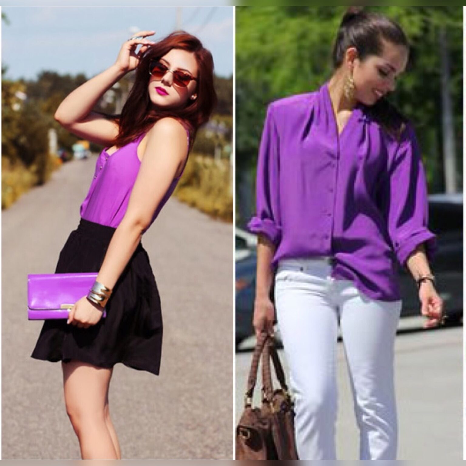 Color que combine con lila ¡Dale una oportunidad a este tono y luce top!